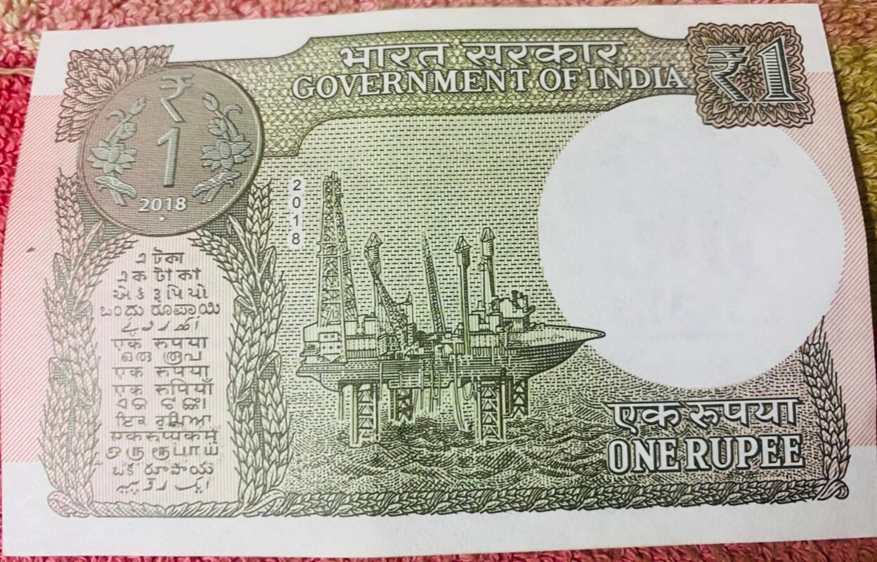One Rupee Indian Note 2018 Year – Collection Yatra